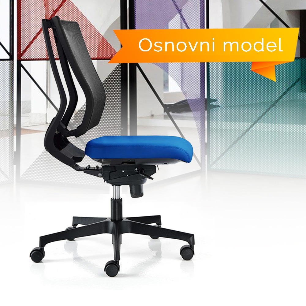Ergonomska stolica M 290/OM - Modrulj stolice za pravilno sedenje.